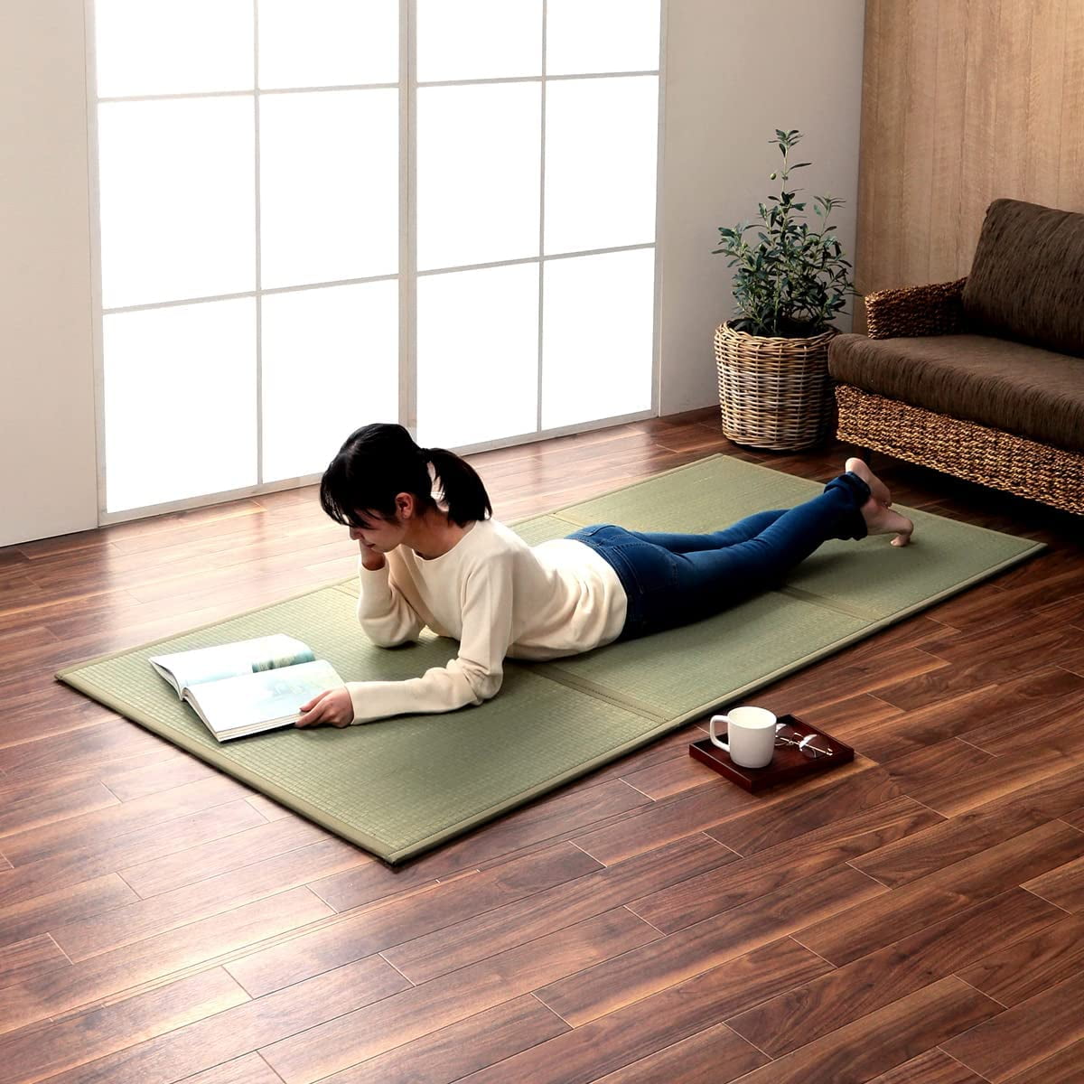 IKEHIKO Traditional Igusa (Rush grass) Tatami Mattress, Small Full XL. Made in Japan - Walmart.com