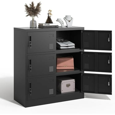 Aobabo 54" H Metal Storage Locker for Employees, Metal Storage Cabinet ...