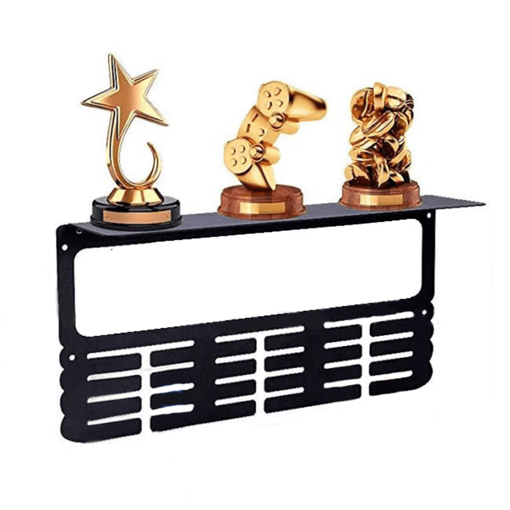 IKOMMI Personalized Metal Medal Hanger Display Trophy Shelf, Custom ...