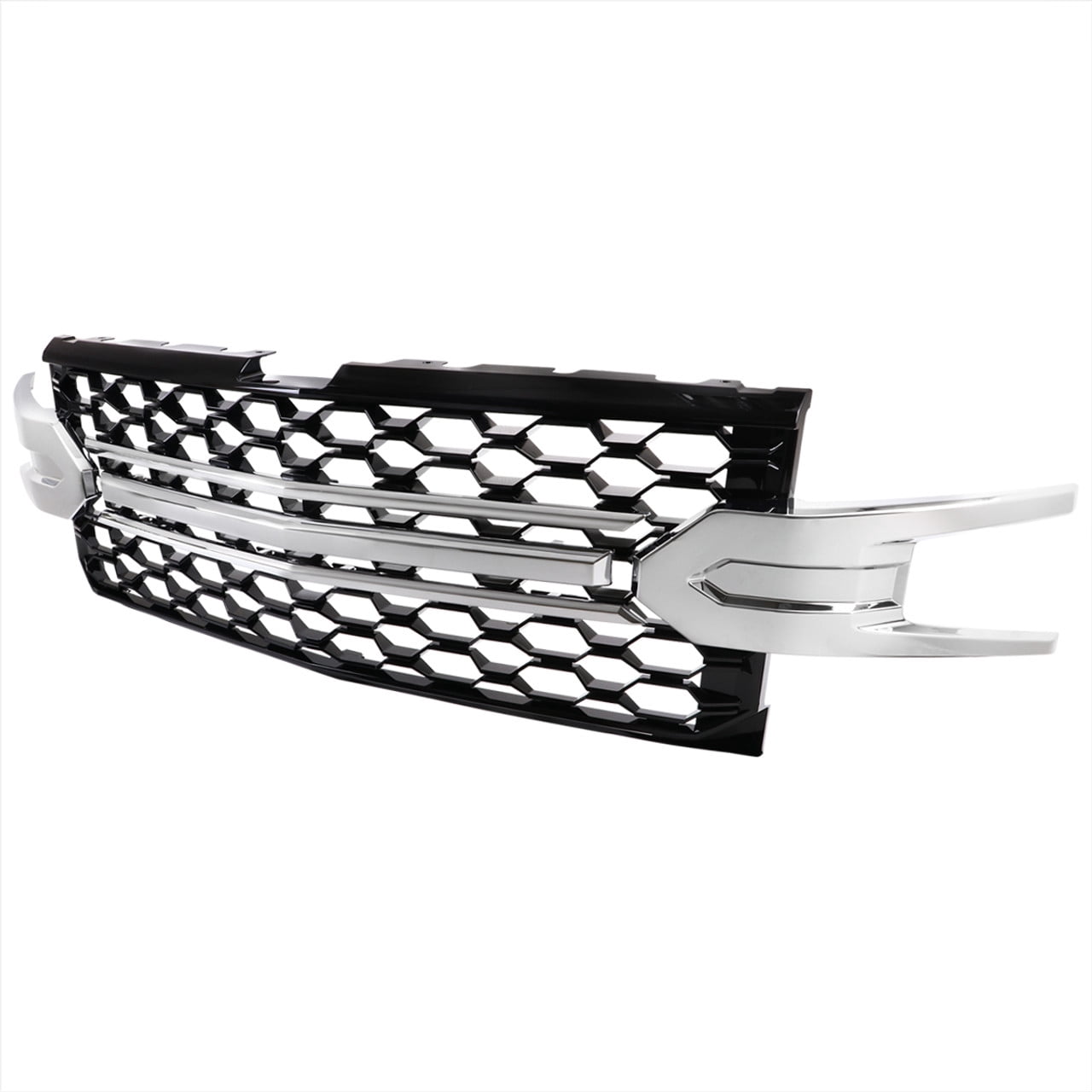 Ikon Motorsports Grille Compatible With 2019-2021 Chevrolet Silverado ...