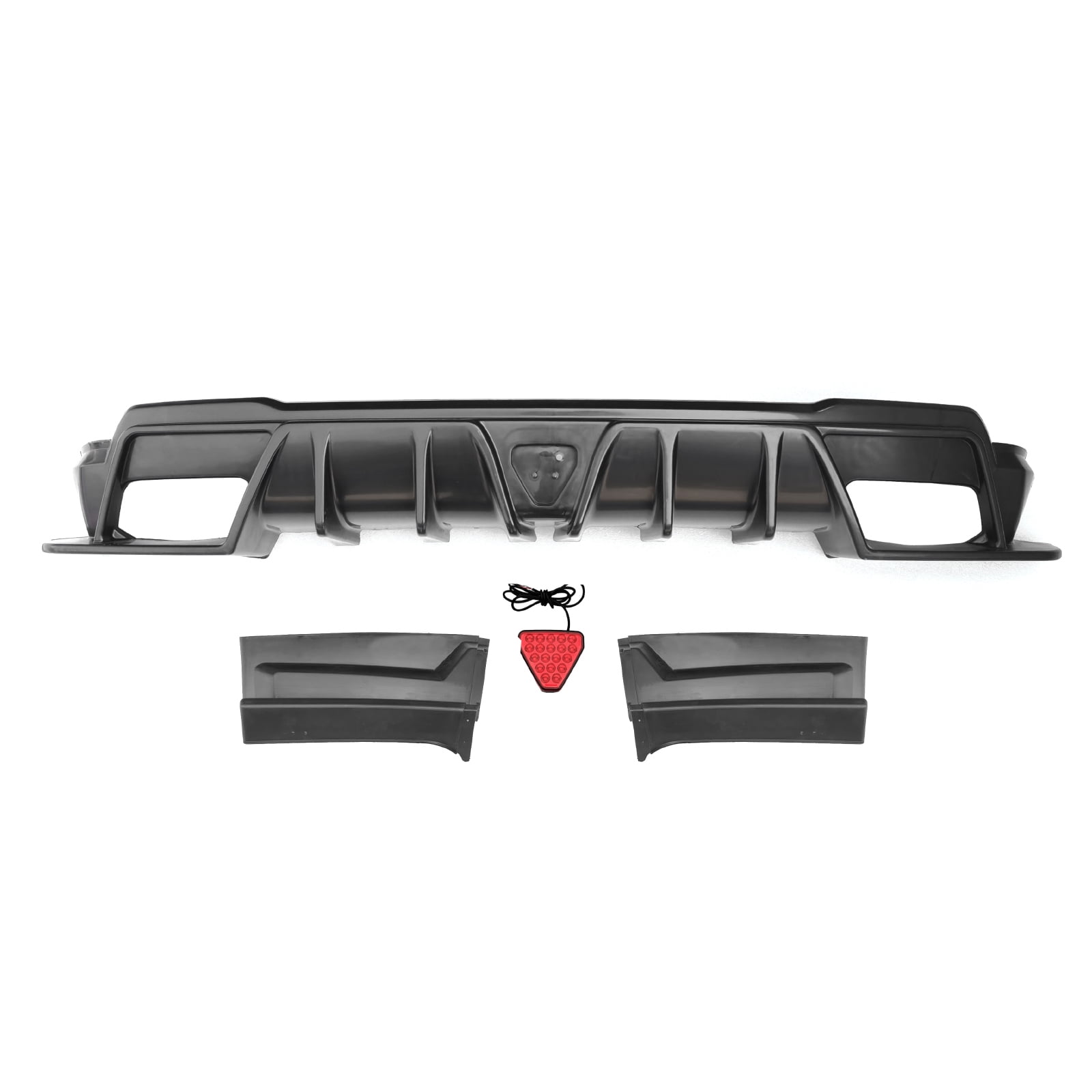 IKON MOTORSPORTS Rear Diffuser W/ Brake Light, Compatible with 2023 ...
