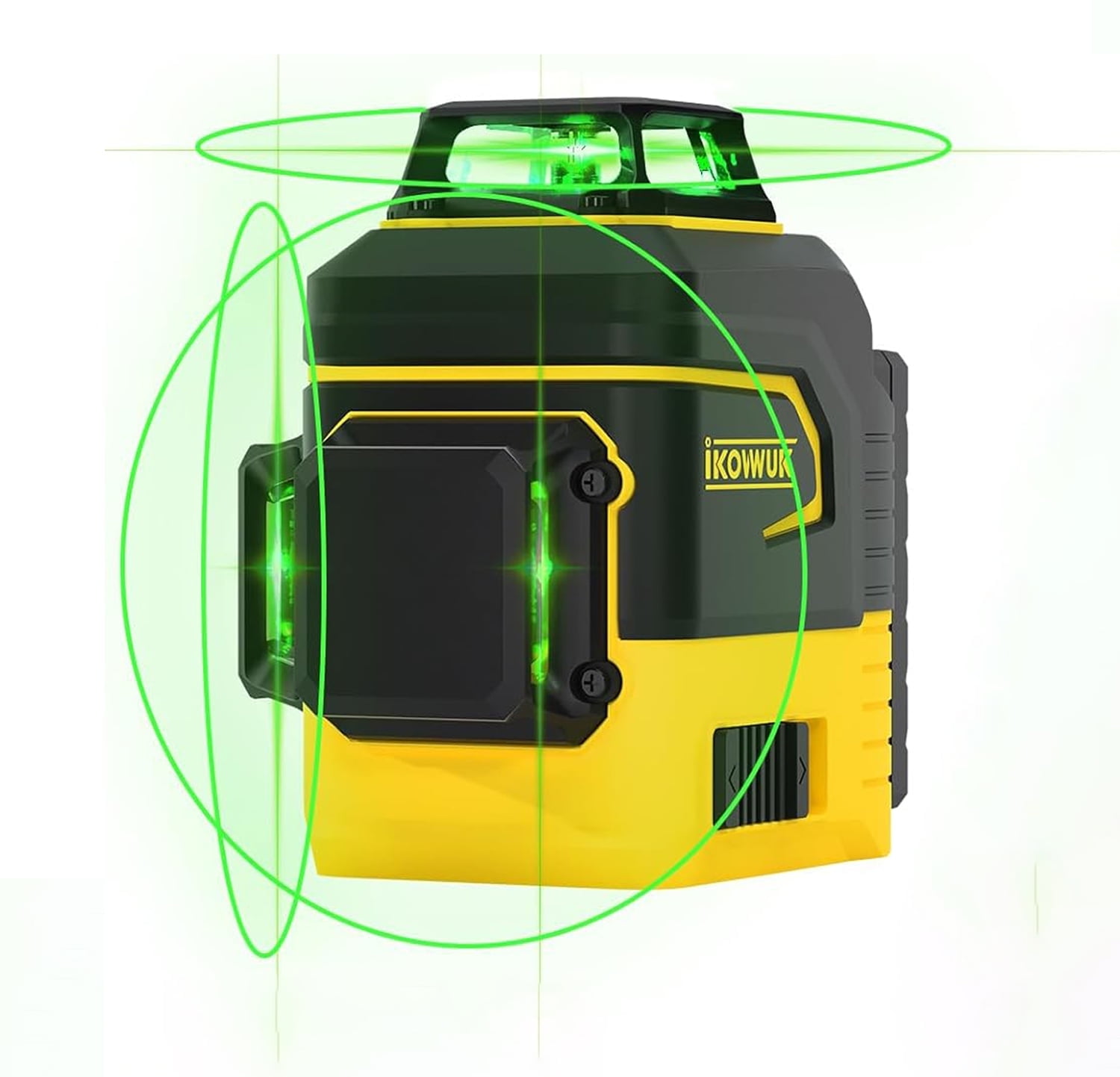 3x360° Green Laser Level, Self-Leveling 12-Line Laser Tool, Includes 2x ...