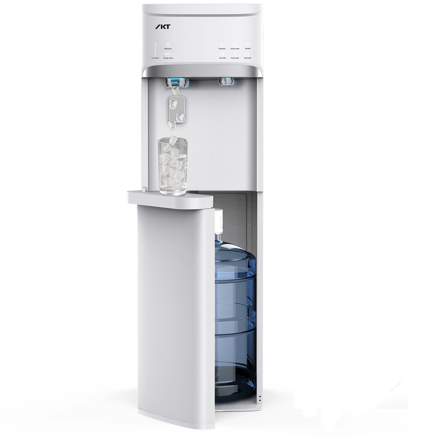 IKT Bottom Loading Water Dispenser Cooler with Maker for 5 Gallon ...