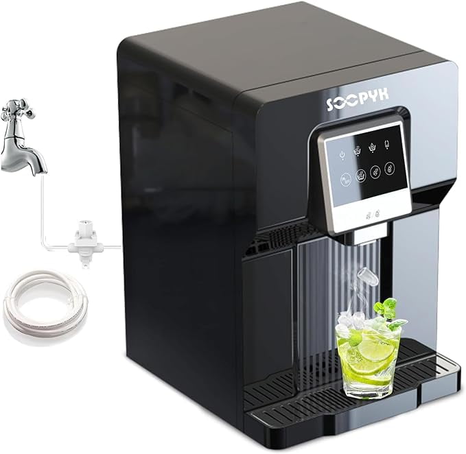IKT Countertop Bottleless Water and Ice Dispenser with Water Line 18 ...