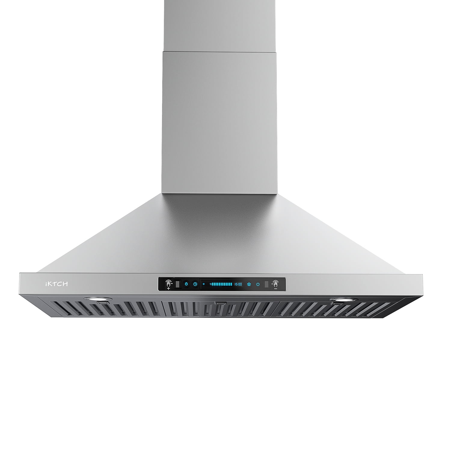 IKTCH 36 inch Range Hood, Wall Mount, 900 CFM, Ducted/Ductless ...