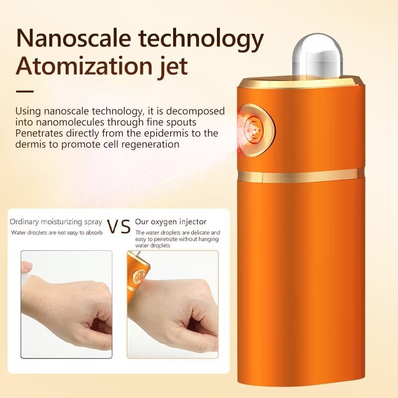IKeener Handheld Facial Essence Oxygen Injector, Skin Rejuvenation High ...