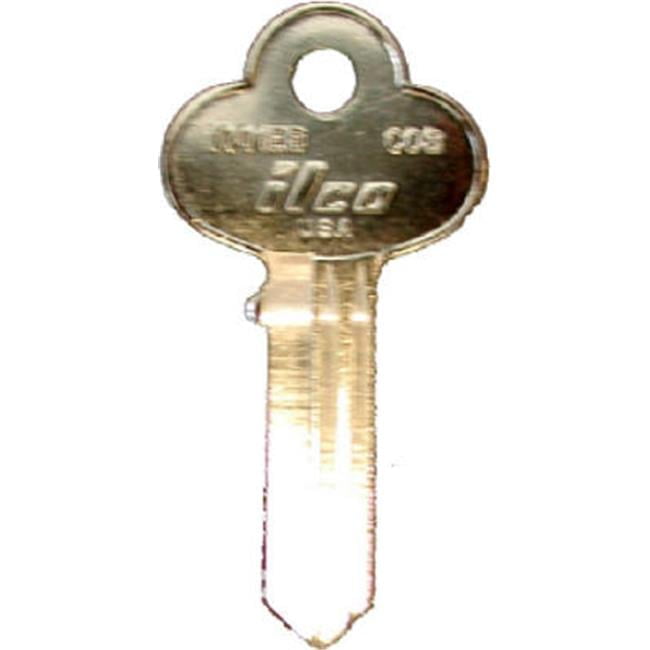 ILCO Corbin Nickel Plated File Cabinet Key CO3 / 1001EB (10-Pack ...