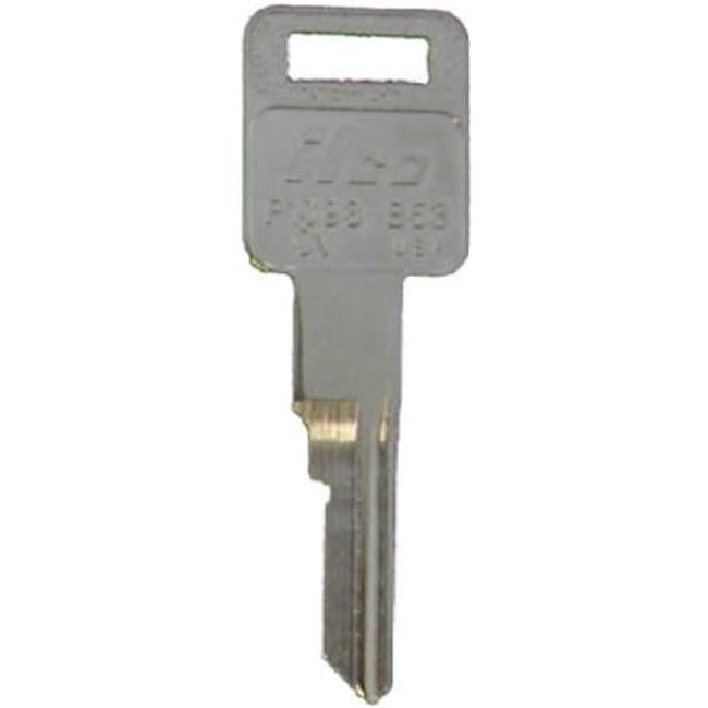 ILCO GM Nickel Plated Automotive Key, B63, P1098CV (10-Pack) AL01143012 ...