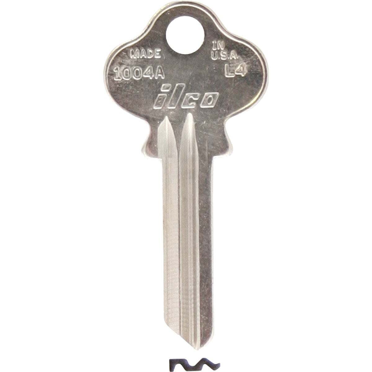 Kaba Ilco AL4604900B Lockwood Nickel Plated House Key, L4 / 1004A - pack of 10 - Walmart.com