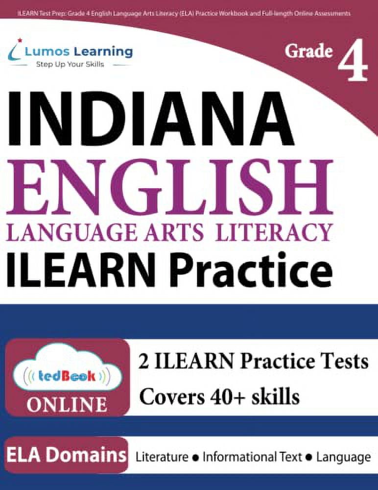 Pre-Owned ILEARN Test Prep: Grade 4 English Language Arts Literacy (ELA ...