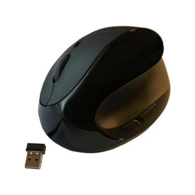 ILG Comfi II Wireless Ergonomic Computer Mouse in Black - Walmart.com