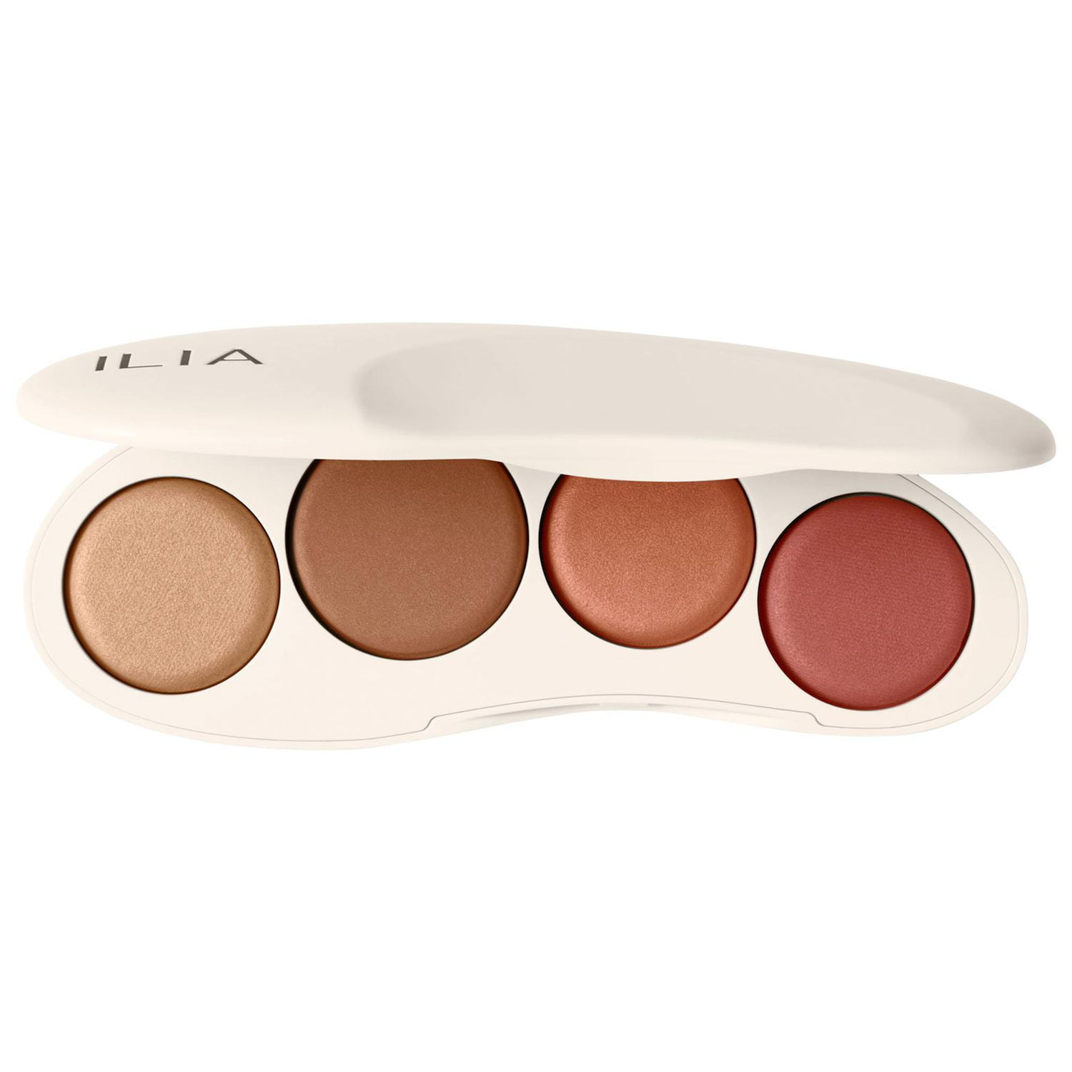 ILIA The Ethereal Baked Face Palette - Long-Wear Bronzer, Highlighter & Blush Color: Medium Size ...