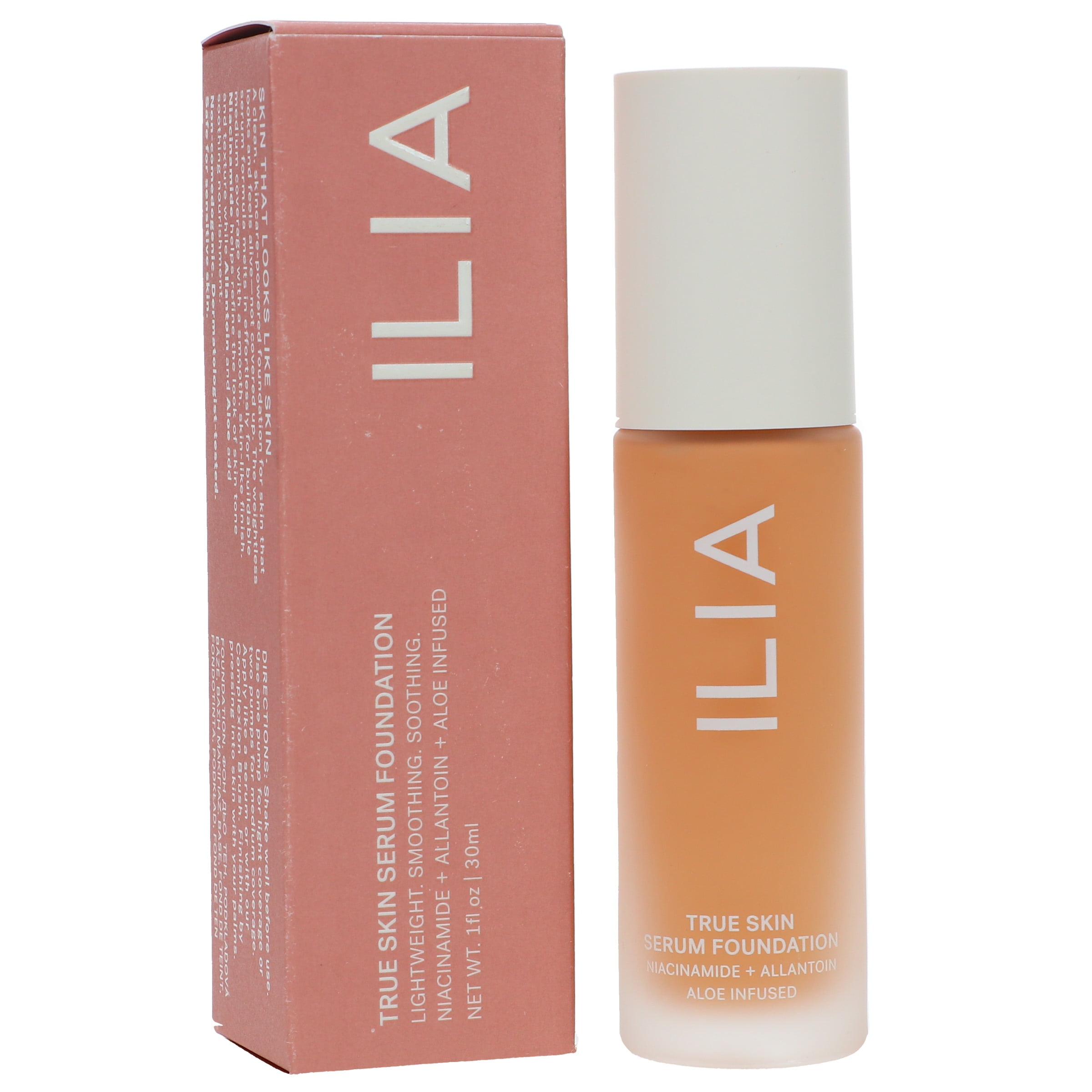 ILIA True Skin Serum Foundation Bowen SF4(Light-Medium with Warm Peach Undertones) 1 oz ...