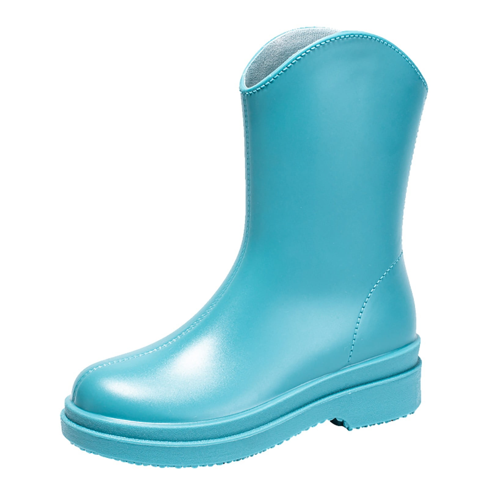 Iljndtgbe Womens Rain Boots Garden Boots Simple Style Snow Boots Women Non Slip Detachable With