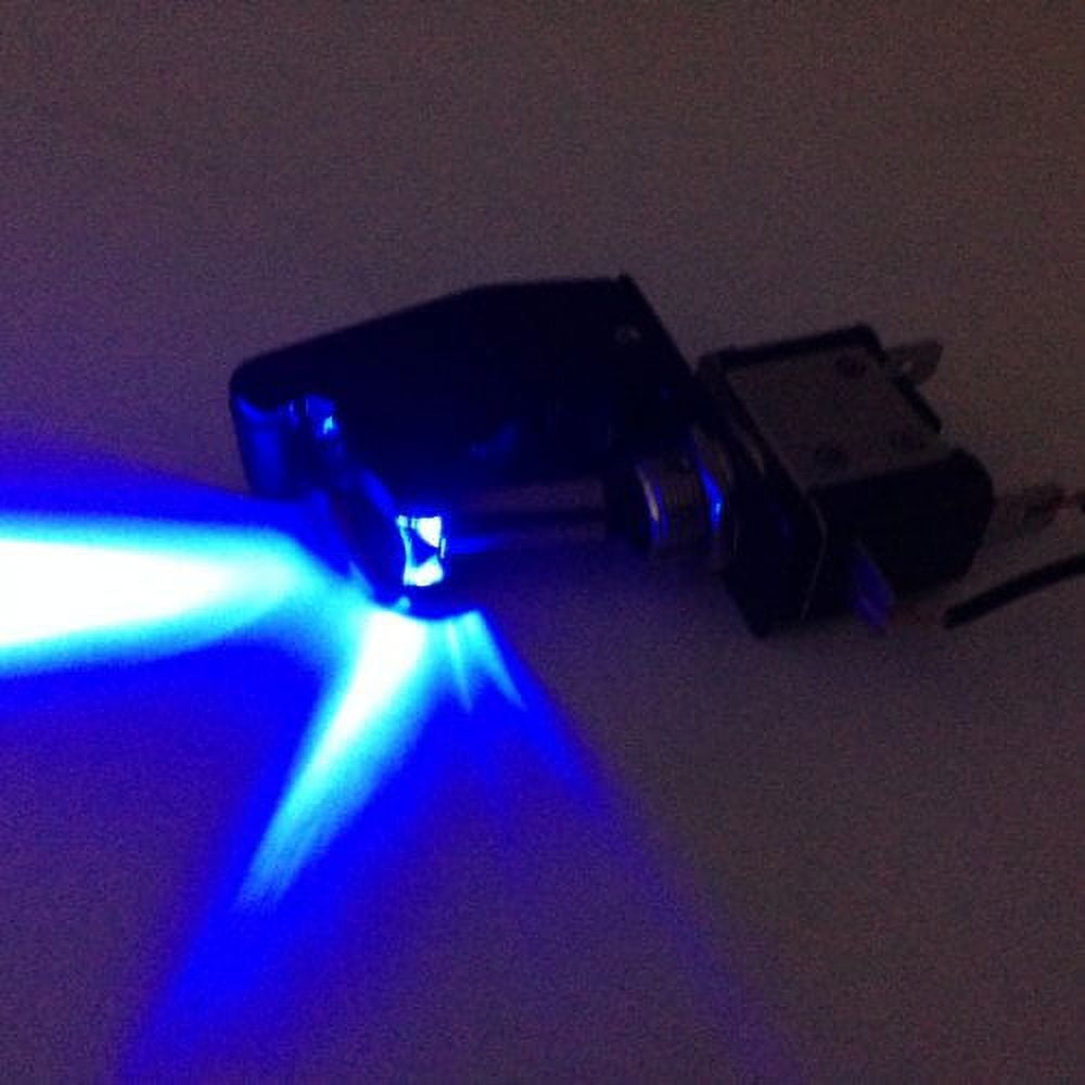 ILLUMINATED TOGGLE SWITCH ON/OFF 25 AMP 12VDC COLOR WITH POSITION COVER ...