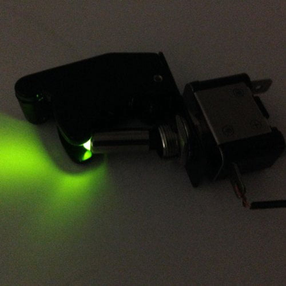 ILLUMINATED TOGGLE SWITCH ON/OFF 25 AMP 12VDC COLOR WITH POSITION COVER ...