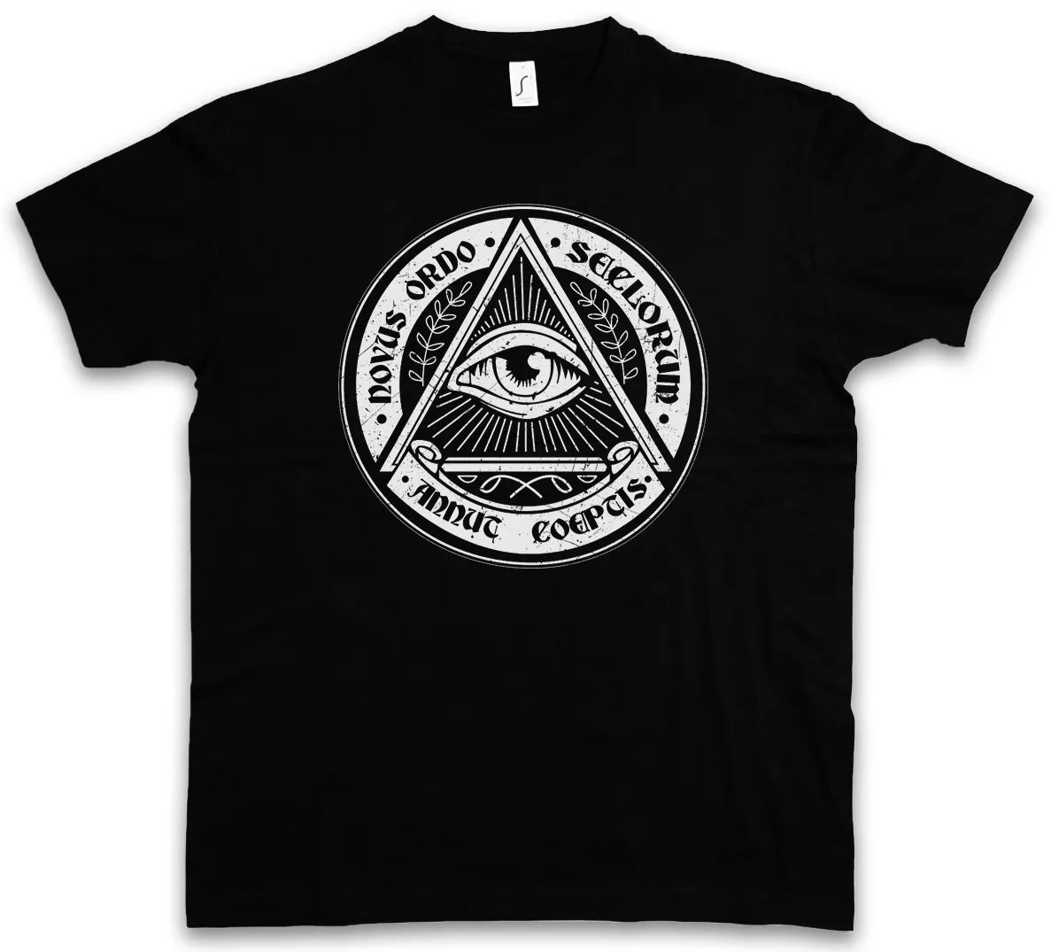 ILLUMINATI EYE T-SHIRT Illuminati Freemasons Society Eye Free Masons ...