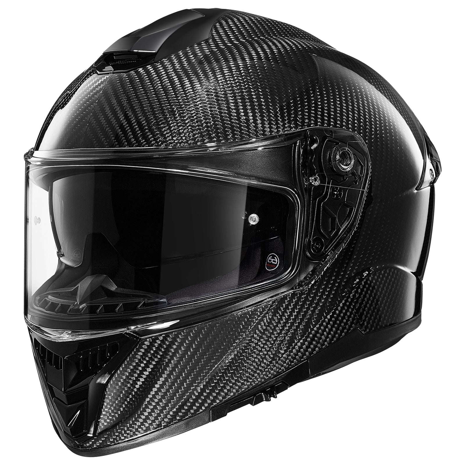 ILM Motorcycle Full Face Helmet 861C - Lightweight, Carbon Fiber, Dual ...