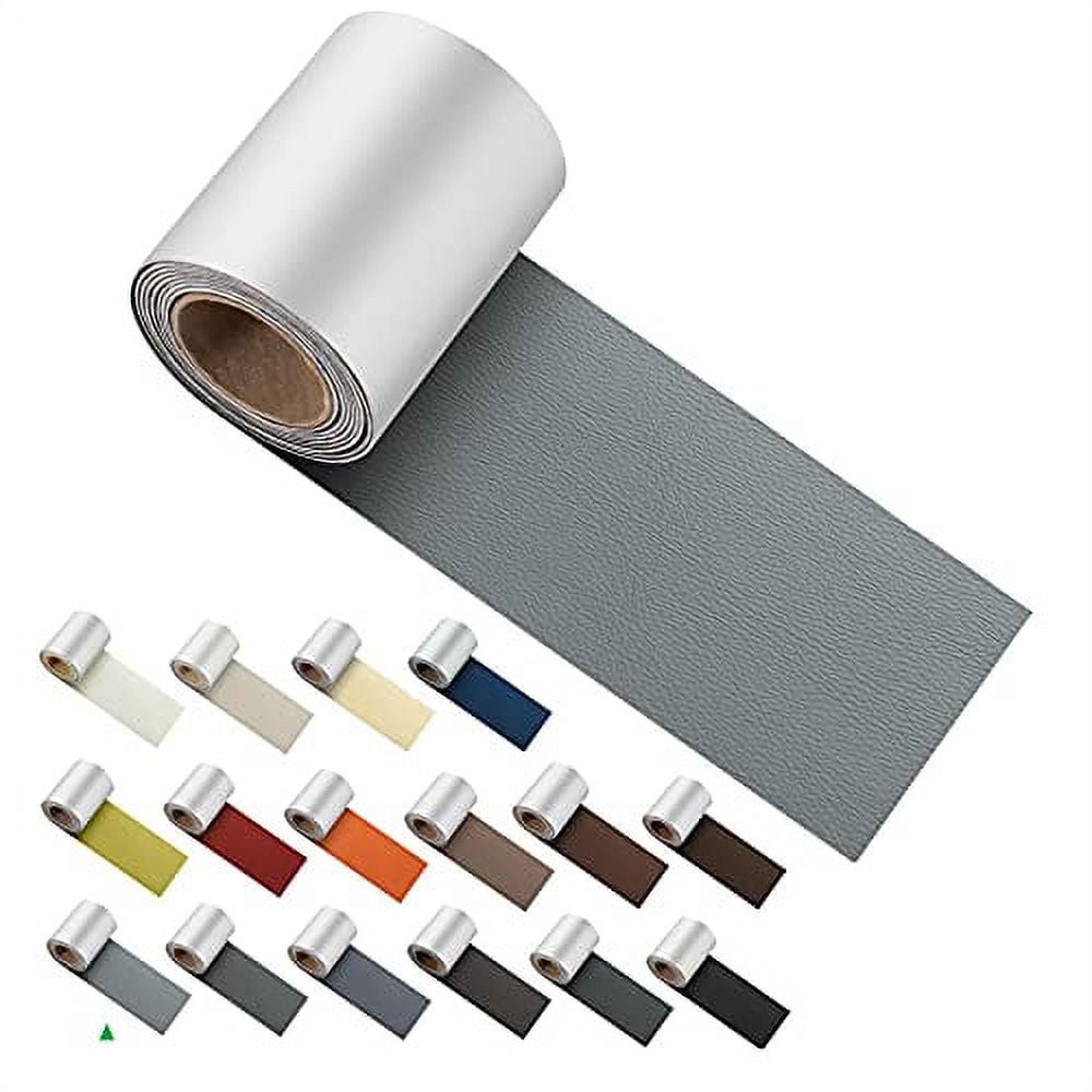 ILOFRI Self Adhesive Leather Tape 3x60 inch, Durable Self Adhesive ...