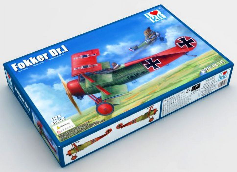ILOVEKIT Models Fokker Dr.I Triplane New - Walmart.com