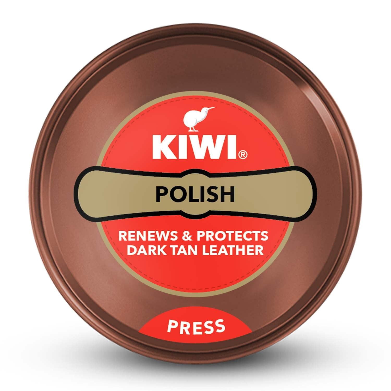 ILTExportsCo Kiwi Shoe Polish Paste Dark Tan 1.35 oz fl (Pack of 1 ...