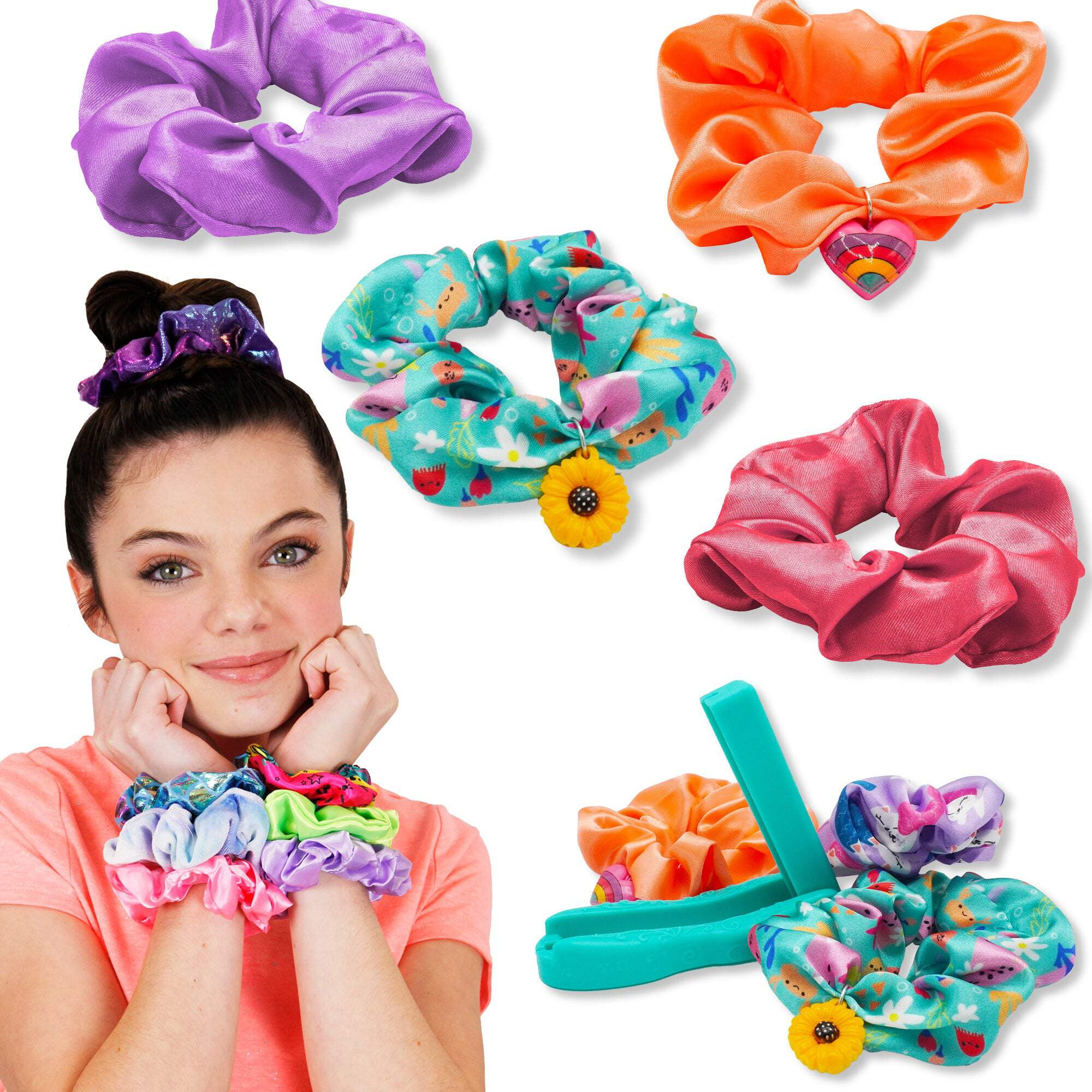 ILY ACTIVITY KINGS Large Scrunchie Kit for Hair | Customizable ...