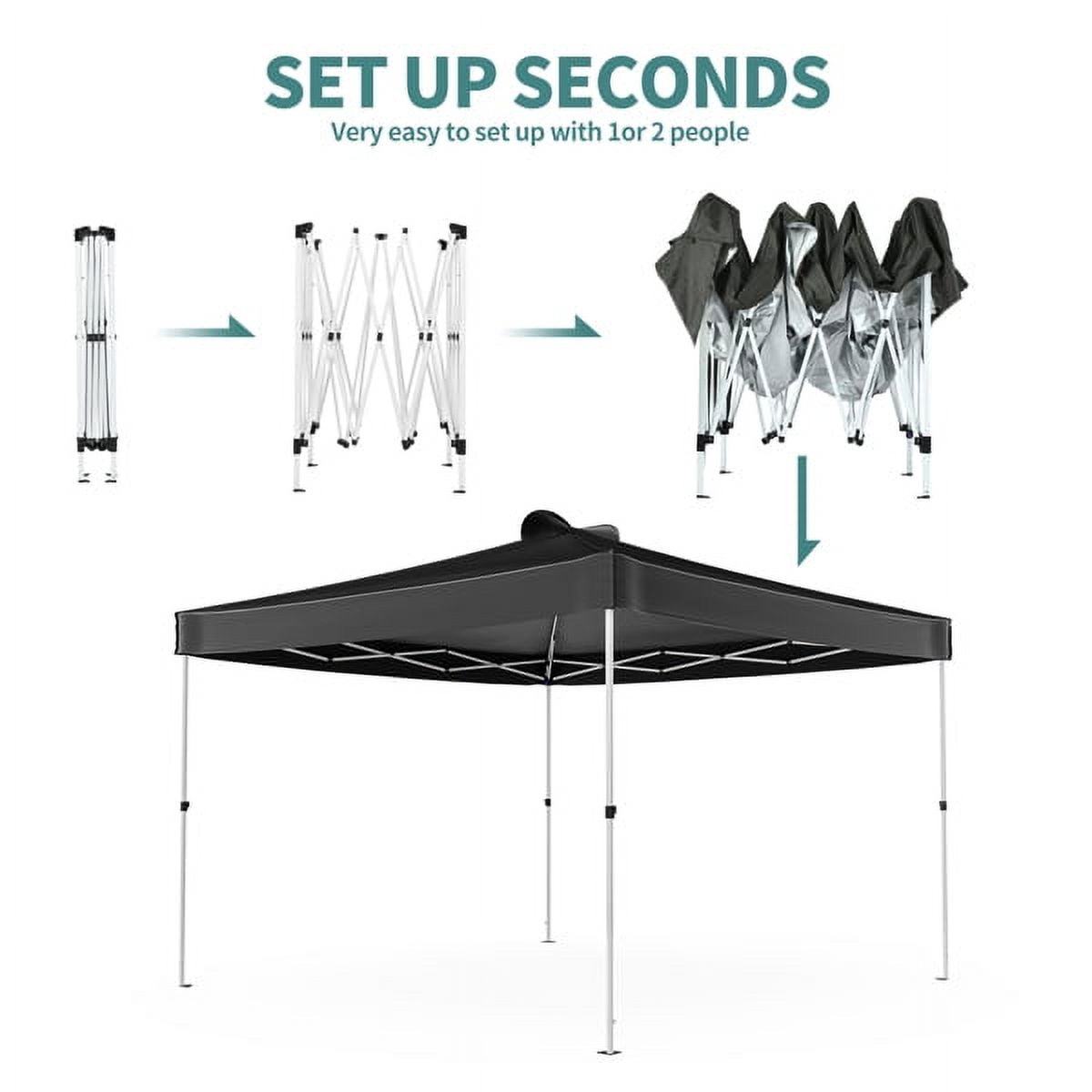 IM Beauty 10 x 10 FT Pop Up Canopy, Easy Set Up Outdoor Canopy Tent ...