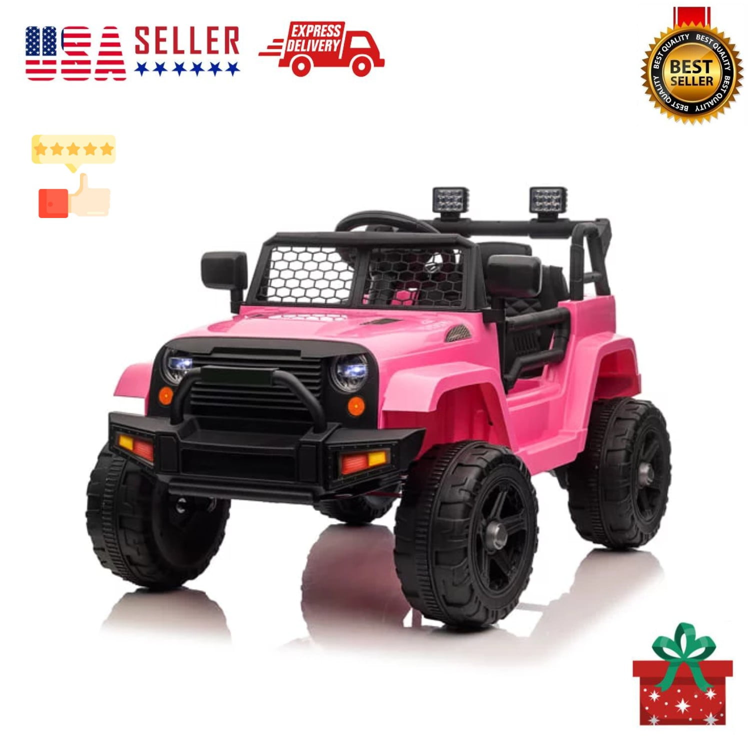 IM Beauty 12V Kids Electric Ride on Truck Car, Parental Control ...