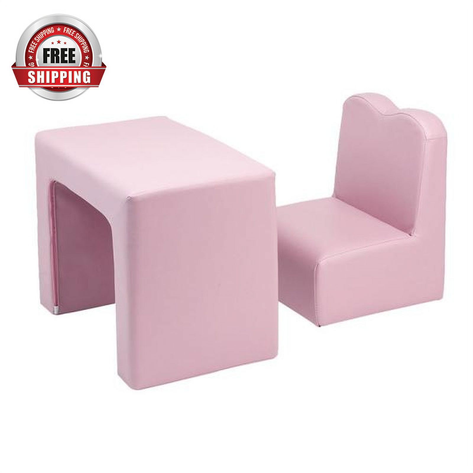 IM Beauty 2 in one Children Sofa PVC Leather Princess Sofa Mini Sofa ...