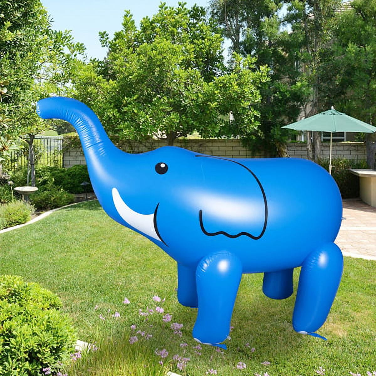 IM Beauty Elephant Sprinkler for Kids Outdoor Play, Inflatable Elephant ...