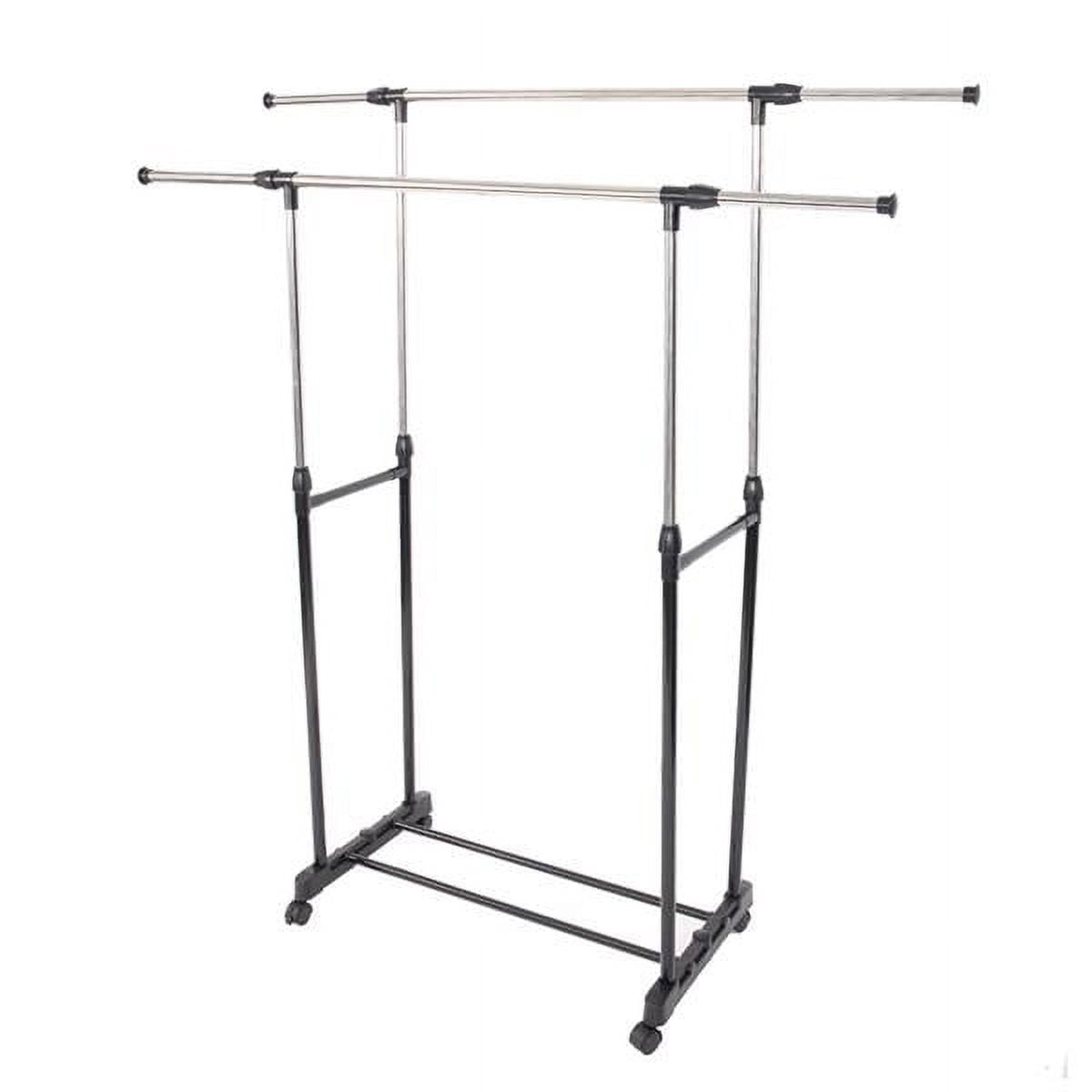 IM Beauty Garment Rack Free-standing Clothes Rack with Lower Storage ...