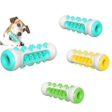 Durable Rubber Chew Toys for Dogs with Teeth Cleaning Bumps - Soft & Safe for All Dog Sizes ...
