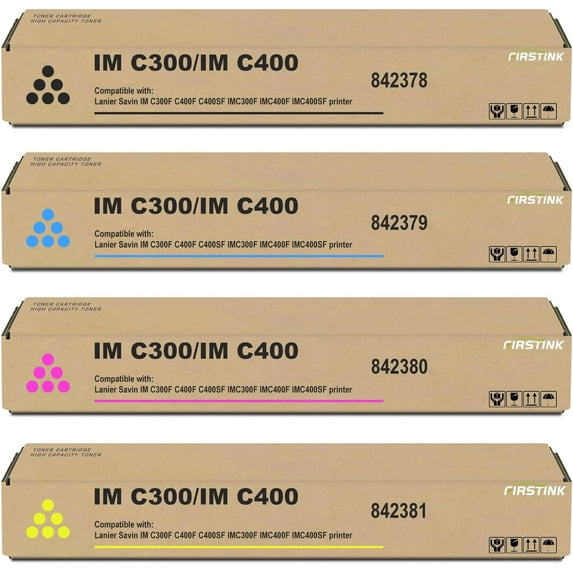 IM C300 IM C400 IMC300 IMC400 Toner Cartridges 842378 842379 842380 ...