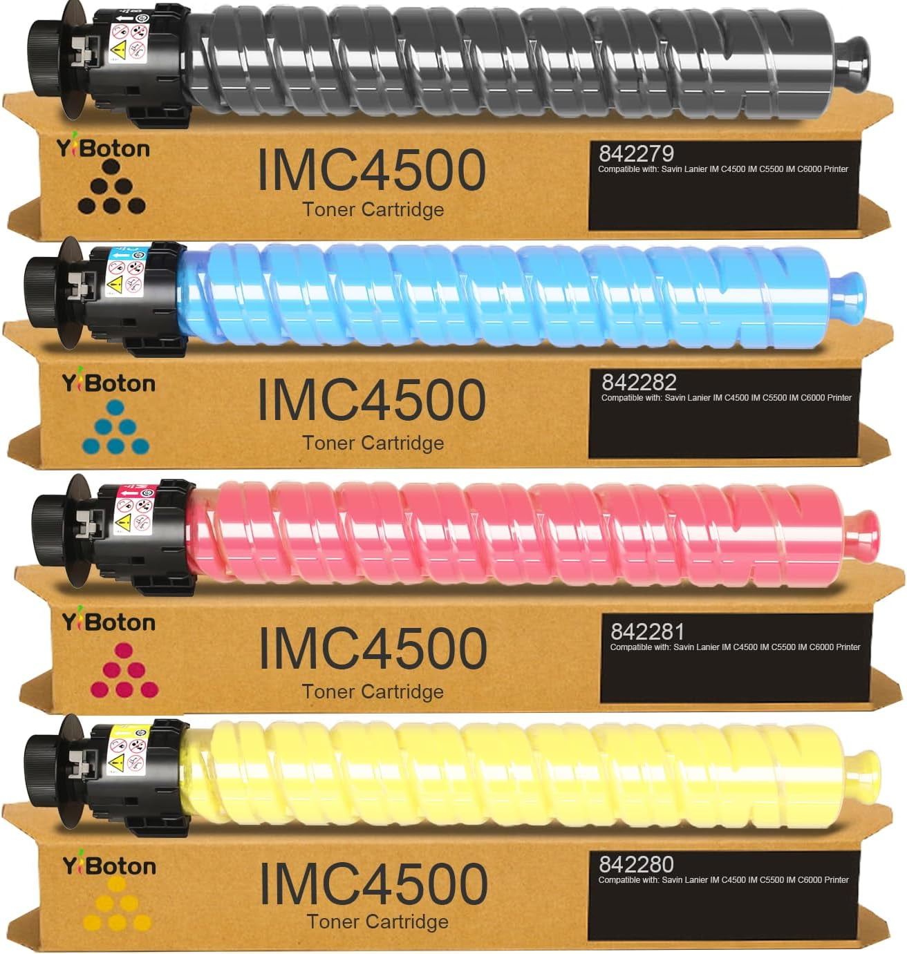 IM C4500 IM C6000 IMC4500 IMC6000 Toner Cartridge 842279 842280 842281 ...