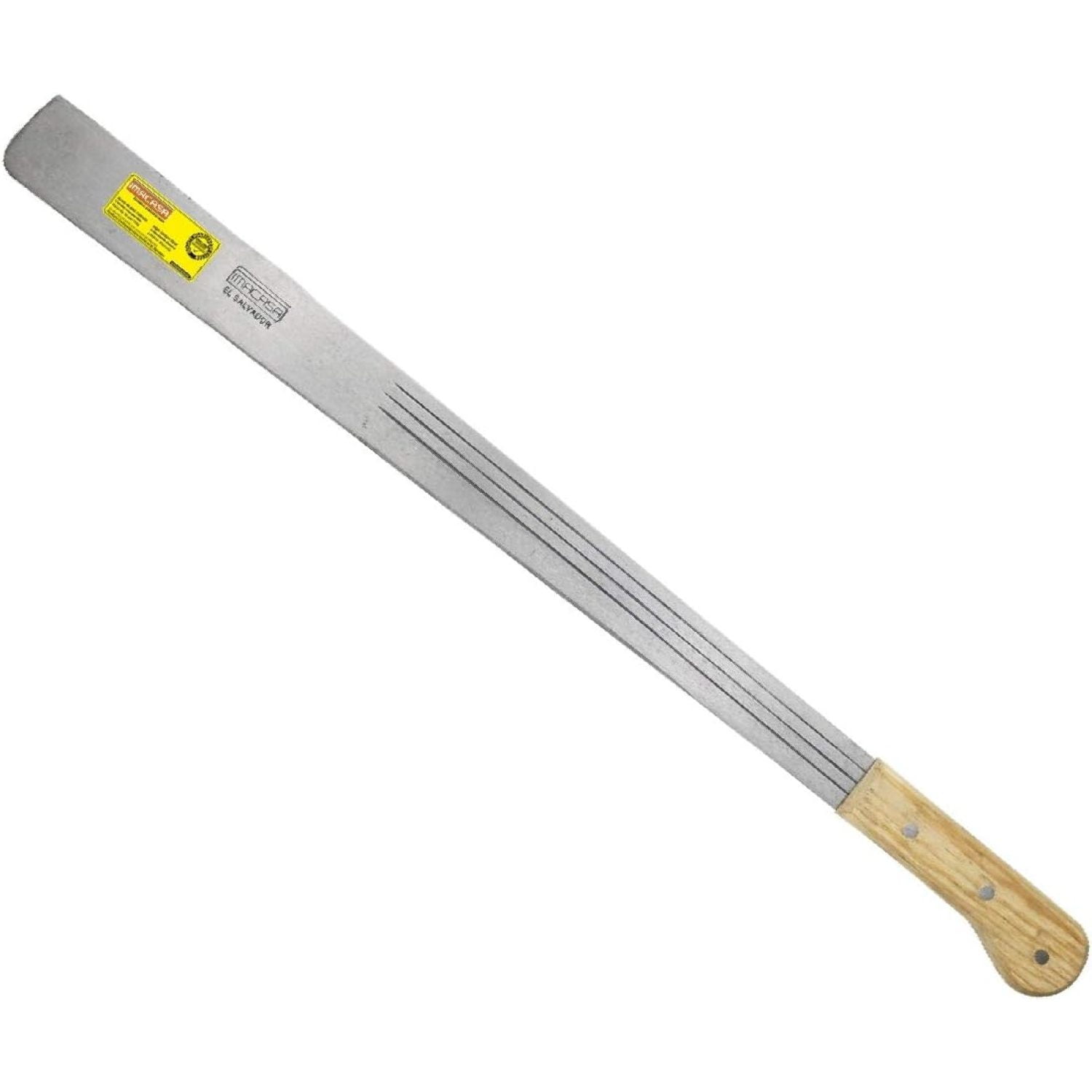 IMACASA Machete 1779, 22" Polished W/Grooves Wood Handles - Walmart.com