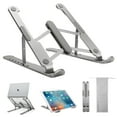 IMAGE Aluminum Laptop Stand Multi-Angle Notebook Case, Foldable Non ...