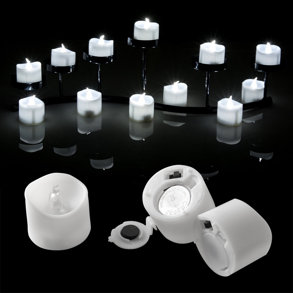 IMAGE Flameless Candles, LED Canldes Battery Operated Wedding Home ...