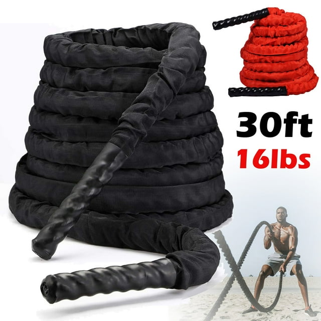 IMAGE Upgraded Durable Battle Rope Workout Training Undulation Rope ...