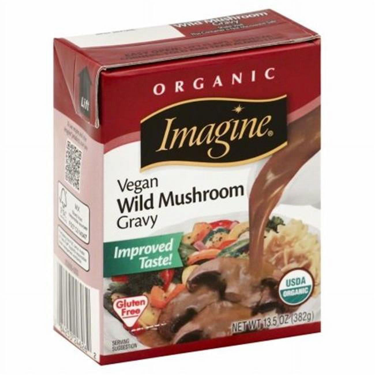 IMAGINE 13.5 oz. Organic Vegetarian Wild Mushroom Gravy - Walmart.com