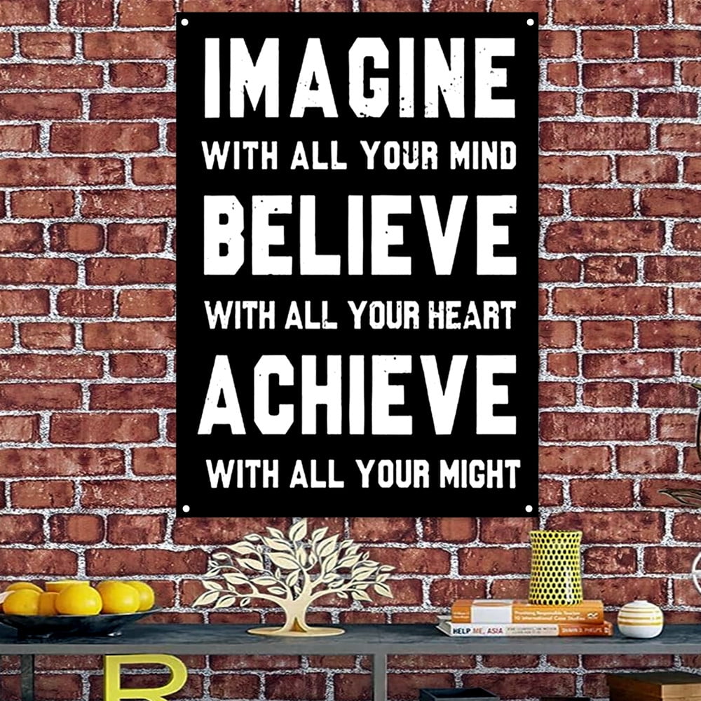 IMAGINE BELIEVE ACHIEVE - Add Inspiration to Your Workout Space with ...