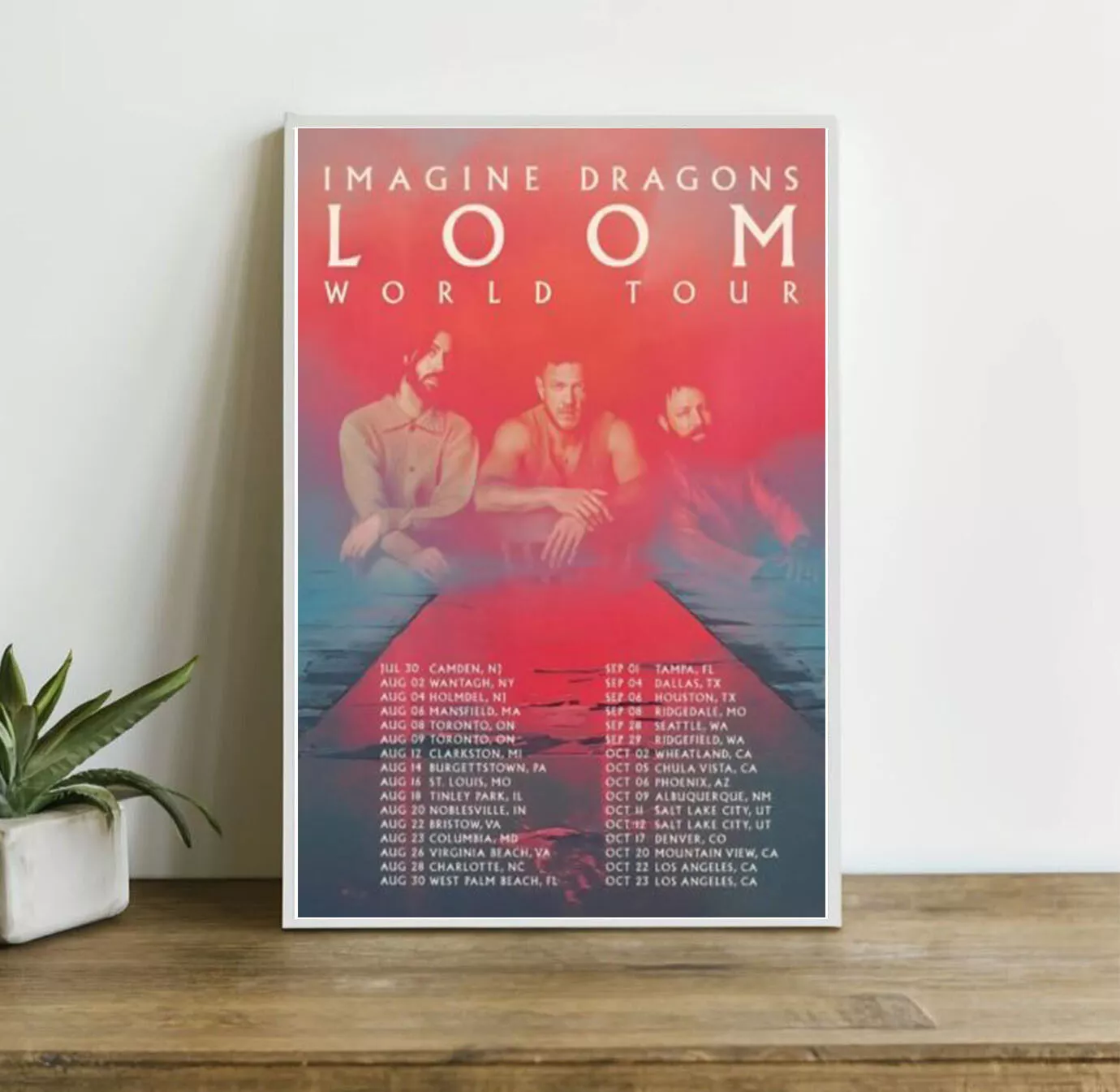 IMAGINE DRAGONS Loom 2024 World Tour Poster - Walmart.com