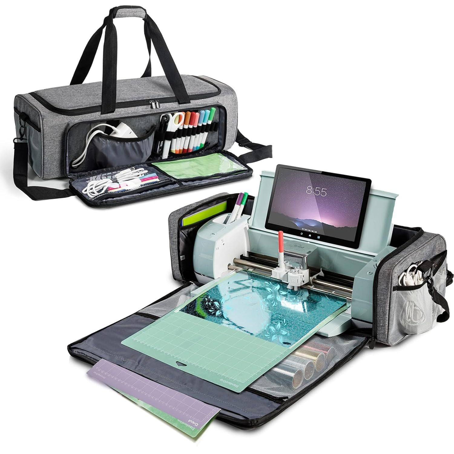 IMAGINING Carrying Case Bag Compatible with Cricut Maker, Maker 3, Explore Air 2, Explore 3 ...