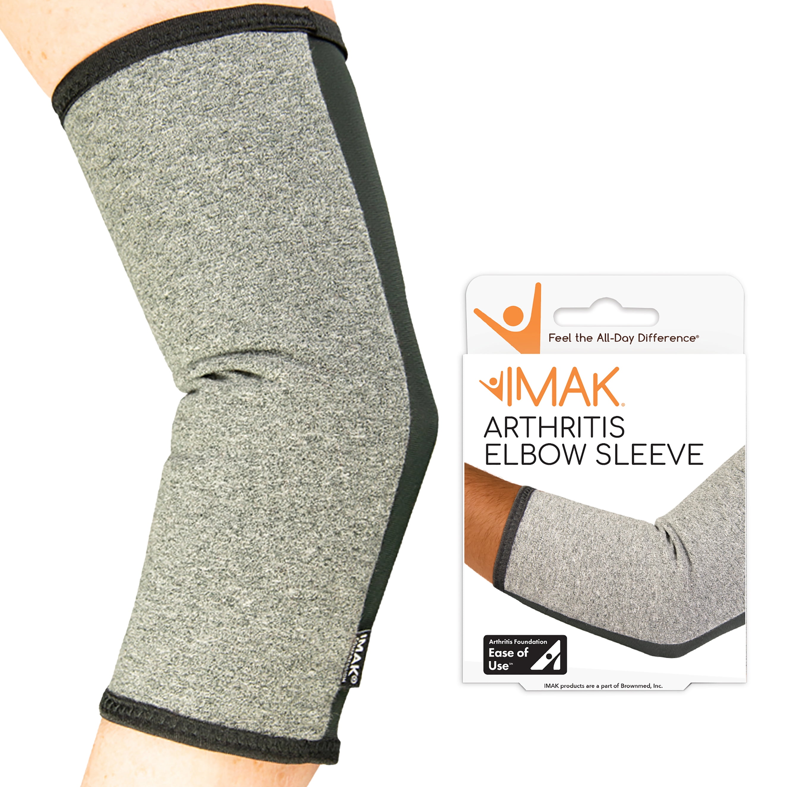 IMAK Compression Arthritis Elbow Sleeve - Supports Chronic Pain Relief ...