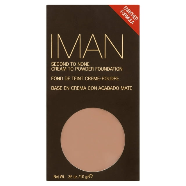 IMAN Cosmetics Second to None Cream to Powder Foundation, Clay 5 ...