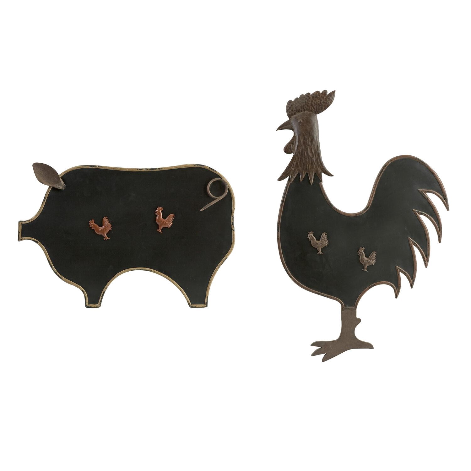 IMAX Corporation Farmyard 2 Piece boardMagnet Decor Set in Black ...