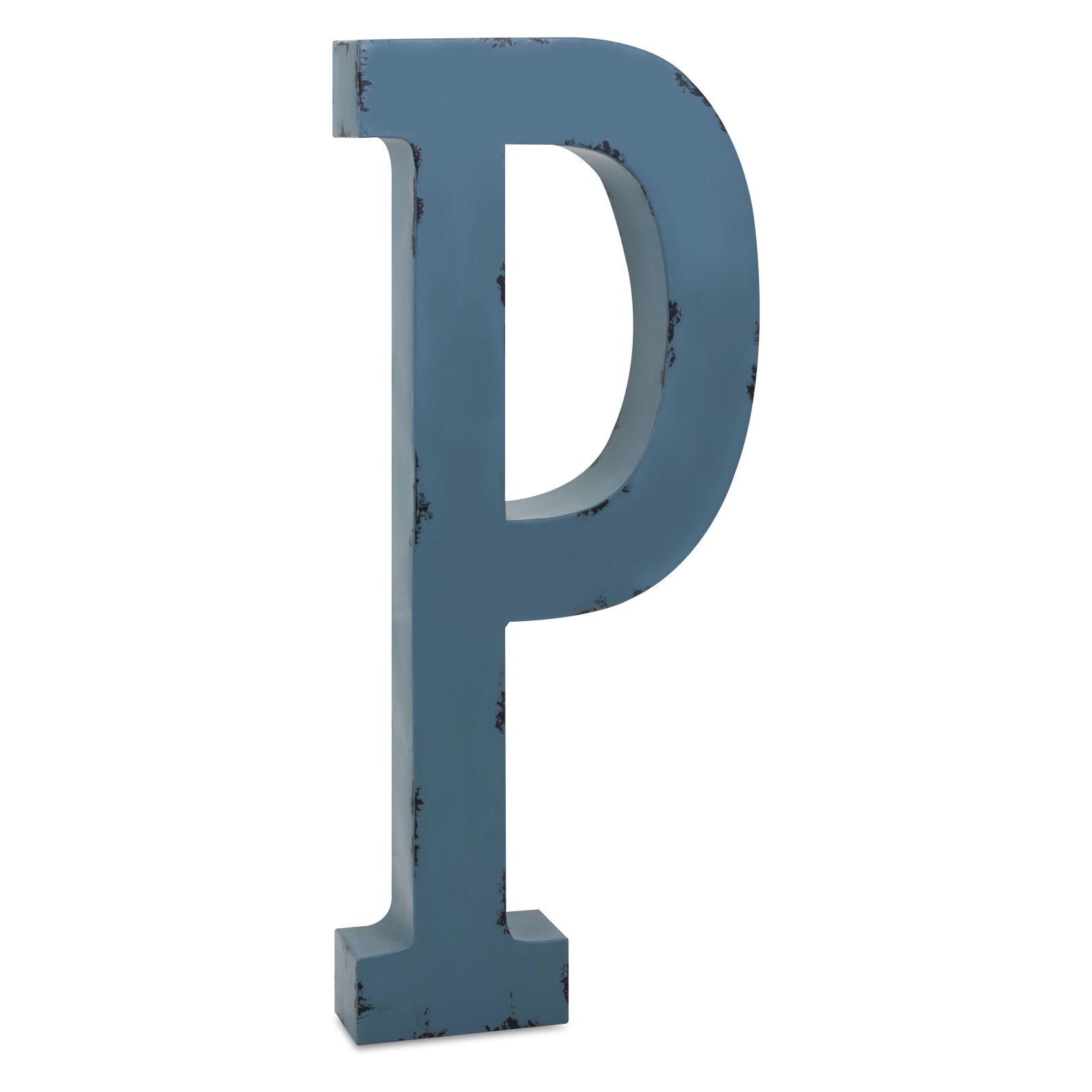 IMAX 89170 Ella Elaine Oversized Metal Letter "P", Silver - Walmart.com