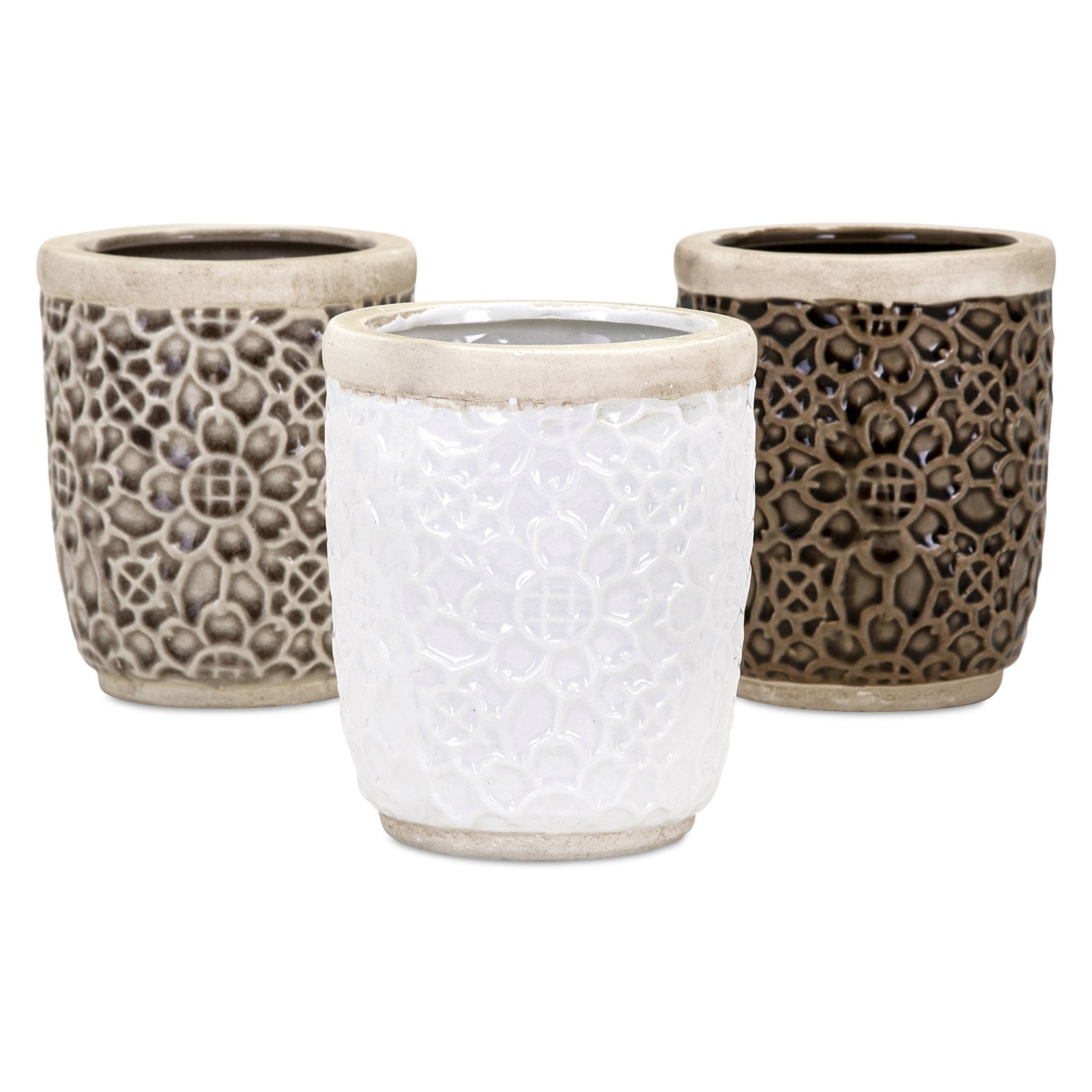 IMAX Ella Elaine Mclain Planter - Set of 3 - Walmart.com