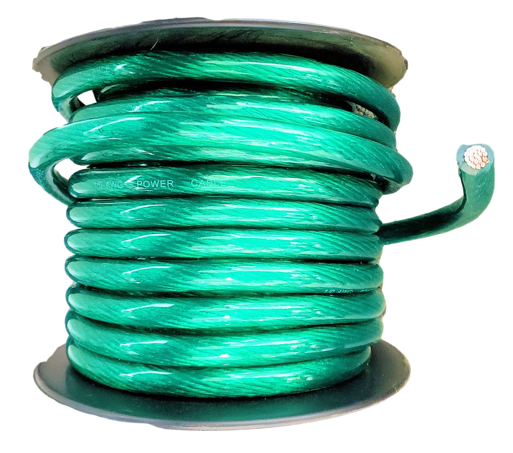 IMC Audio Zero Gauge 20 Ft Green Power Wire for Car Audio Amplifier ...