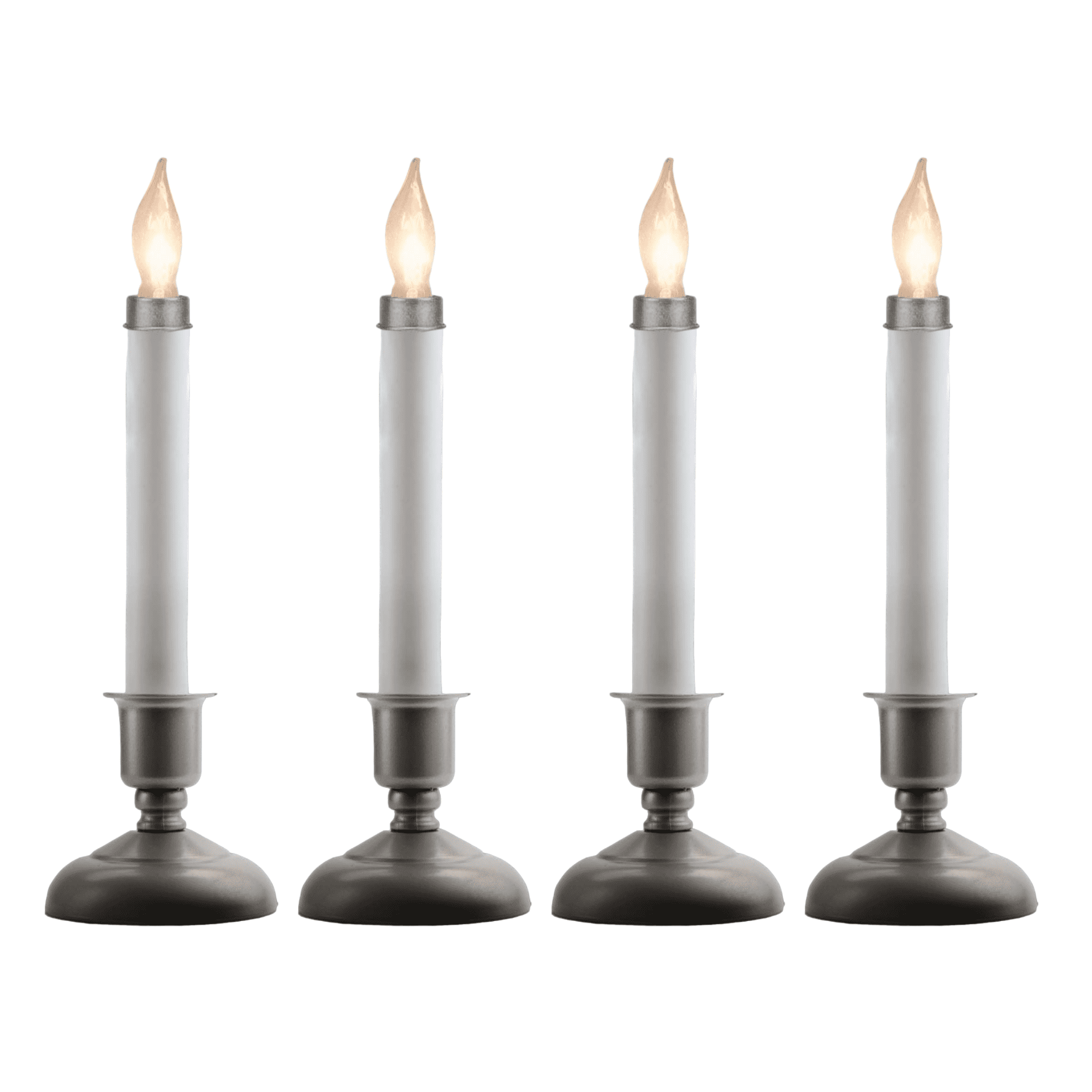 IMC Cape Cod Electric Candle, Steady Lighting- Pewter Finish (Qty 4 ...