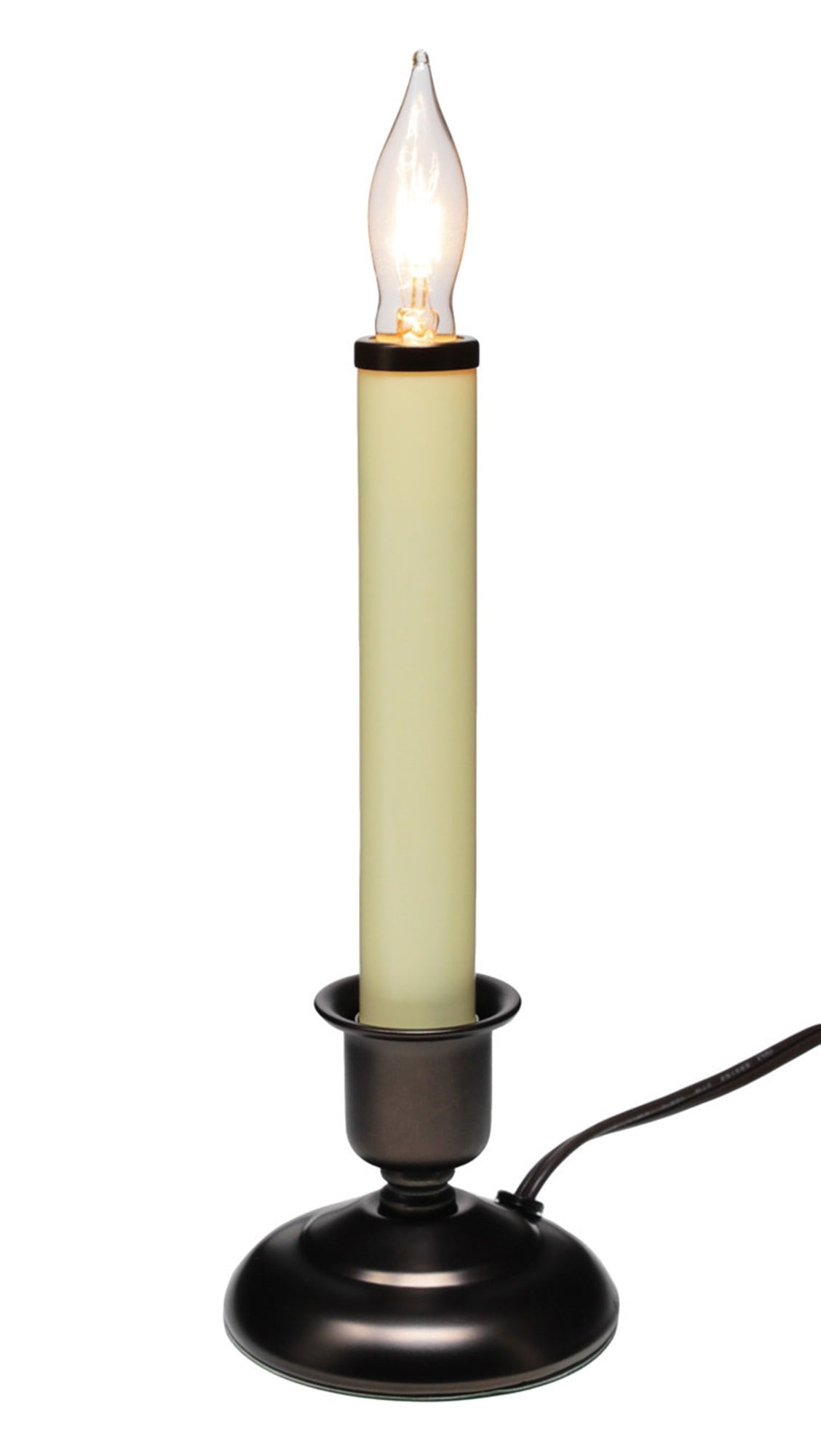 IMC Cape Cod Electric Candle w/ Steady Lighting- Antique Bronze, 9.5 ...
